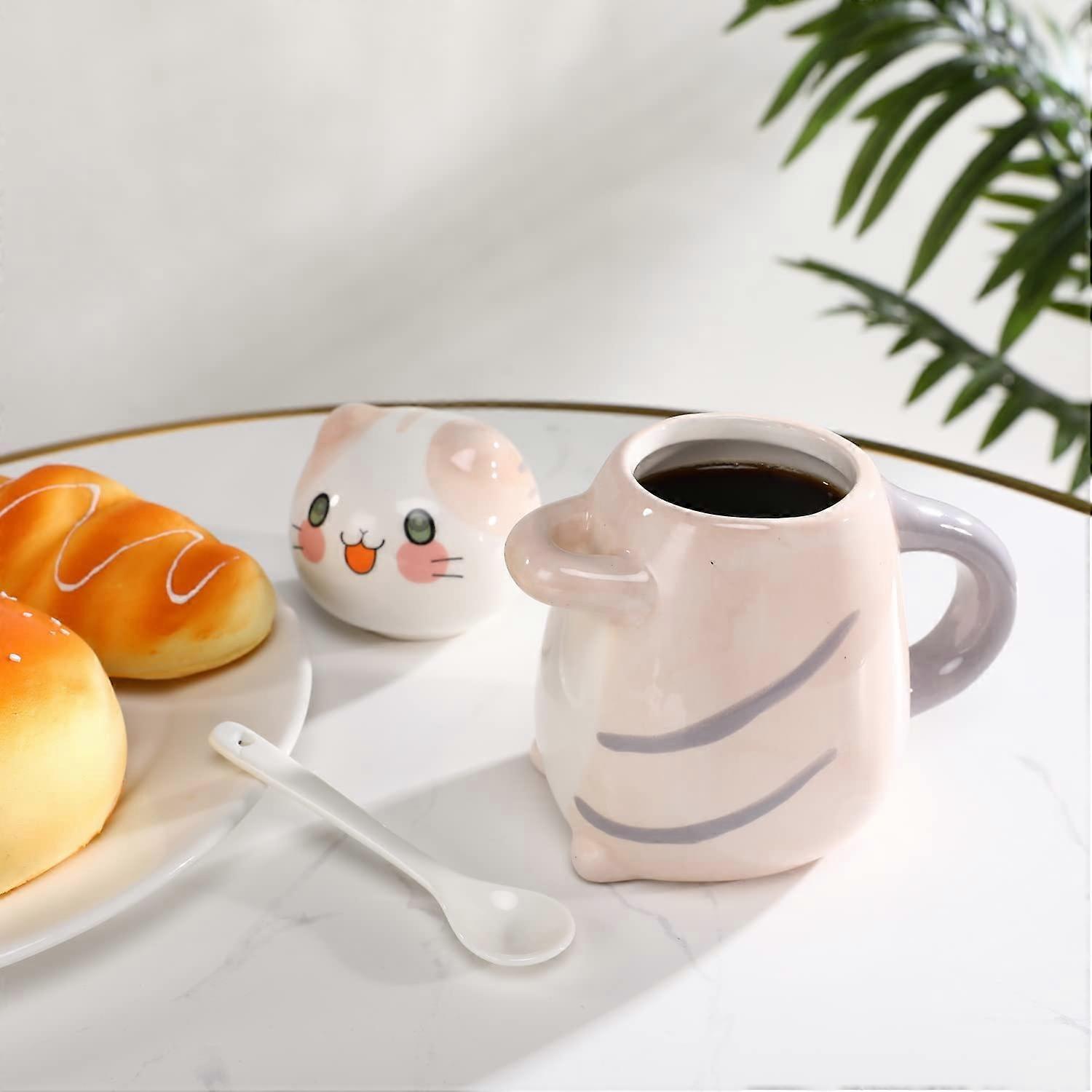 Adorable Cat Mugs, Adorable Ceramic Coffee Tea Mugs, Cat Coffee Mugs ...