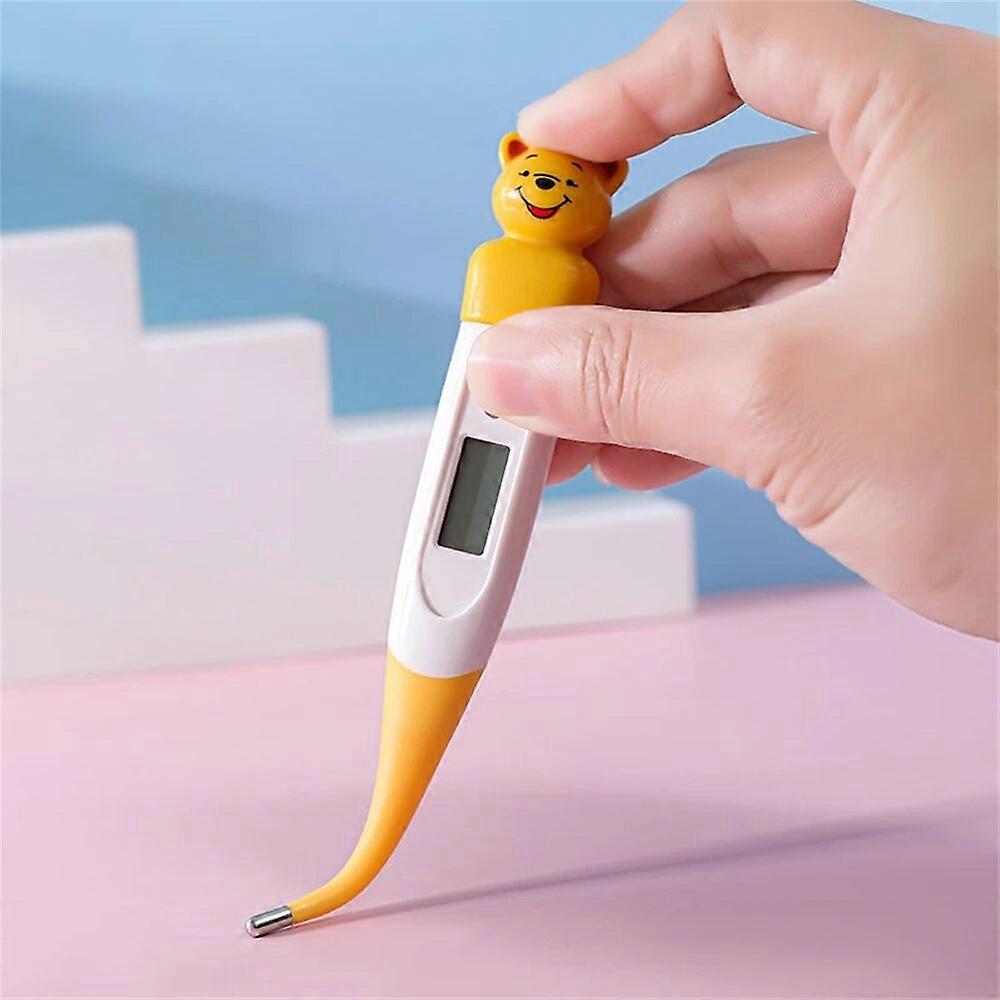 Childrens Armpit Thermometer Convenient Storage Soft Head Sick Fever ...