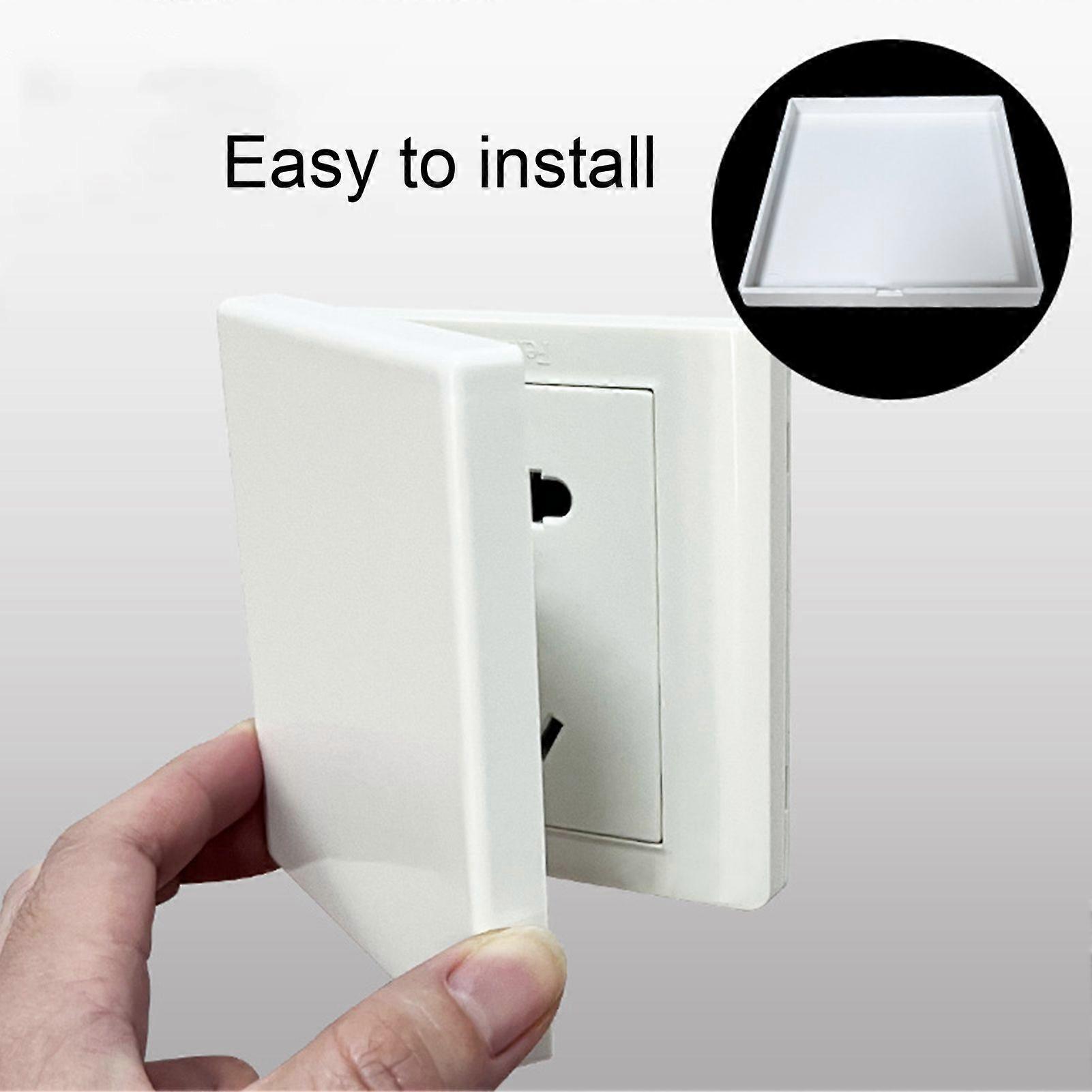 Outlet Protective Cover Ultra-thin Child Proof Wall Socket Safety Guard ...