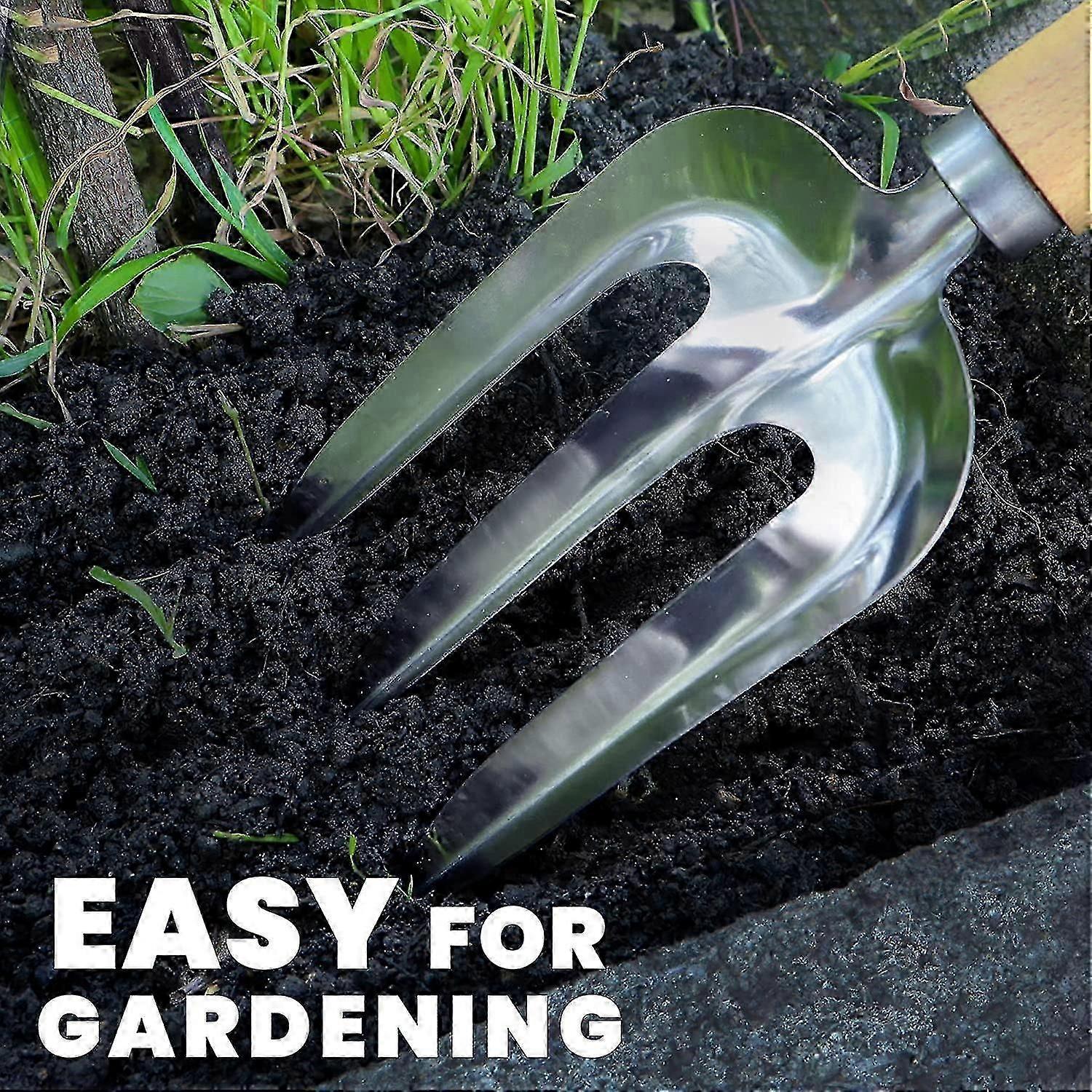 Garden Hand Fork - Stainless Steel Fork For Super Easy Gardening ...