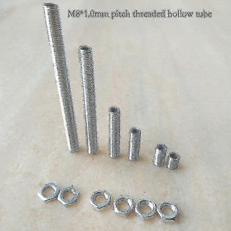 100Mm M8 Zinc Alloy Threaded Hollow Tubes for Precision Work | Fruugo UK