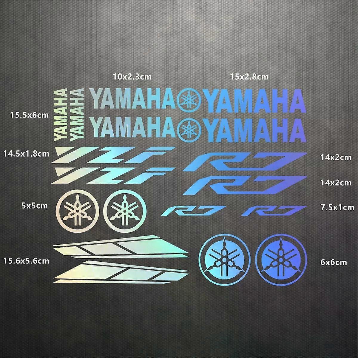 For Yamaha YZF R7 Logo Sticker Motorcycle Helmet Decal Set | Fruugo SE