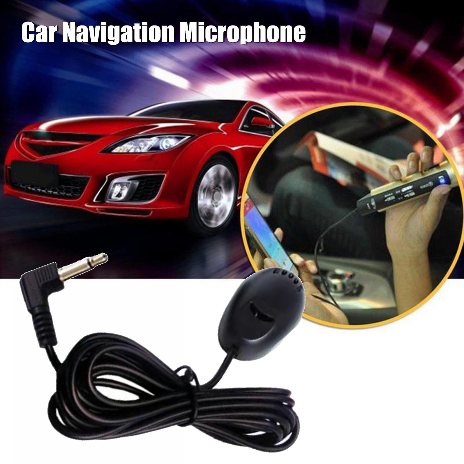Car Navigation Microphone Sensitive Ominidirectional Plug Play Car 3 ...