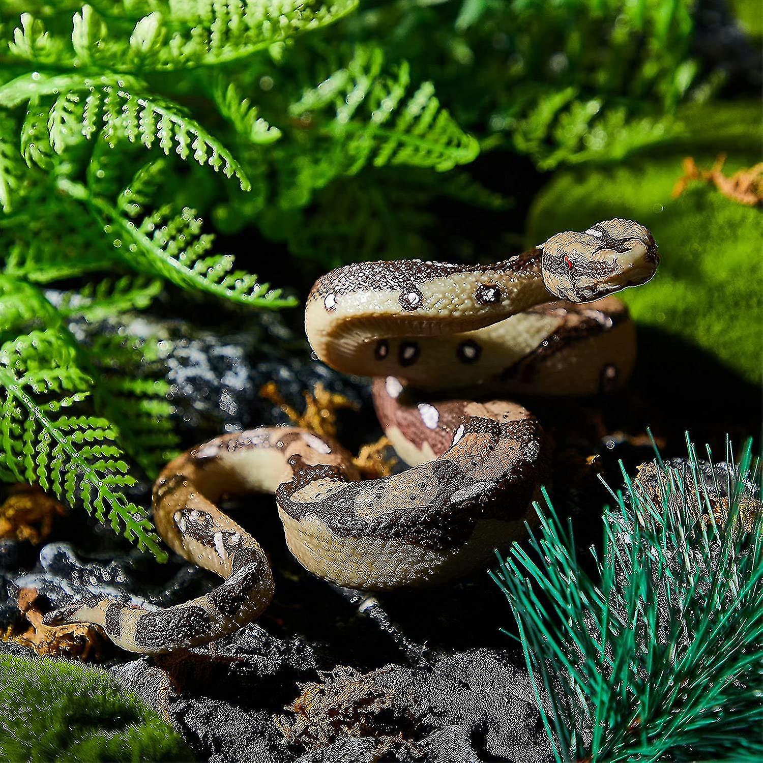 Rubber Snake Realistic Fake Snakes Toy Large Pythons Realistic Fake ...