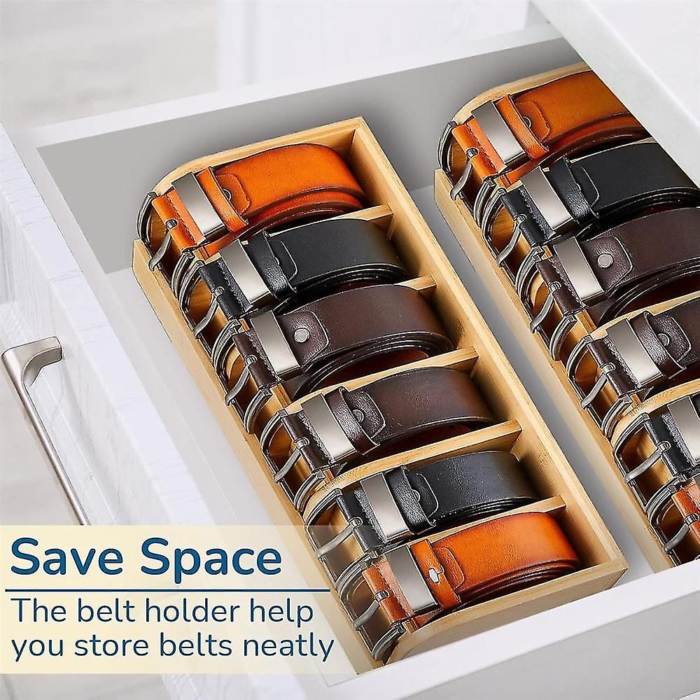 Belt Organizer,Compartment Belt Holder Belt Hanger Closet and Belt ...