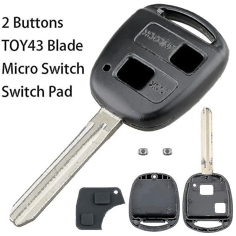 3 -button Remote Control Key For Toyota, Compatible With Rav4, Yaris ...