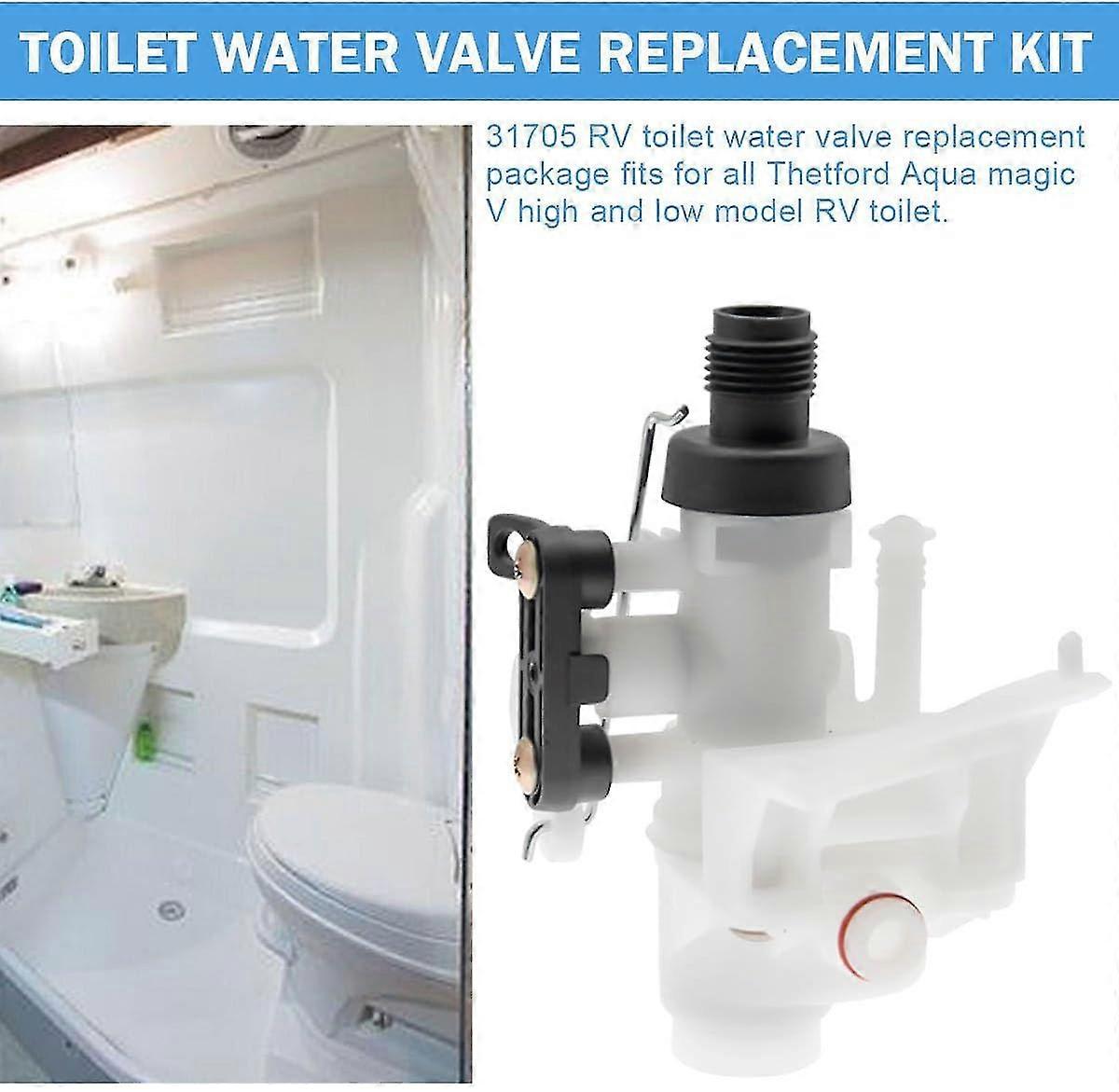 31705 RV Toilet Water Valve KitRV Toilet Parts Replacement Thetford ...