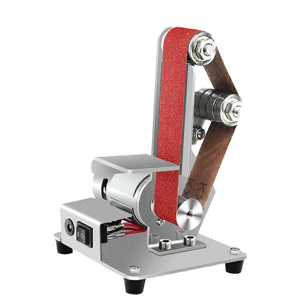 Mini Electric Belt Sander Grinder Horizontal Belt Polishing Grinding ...