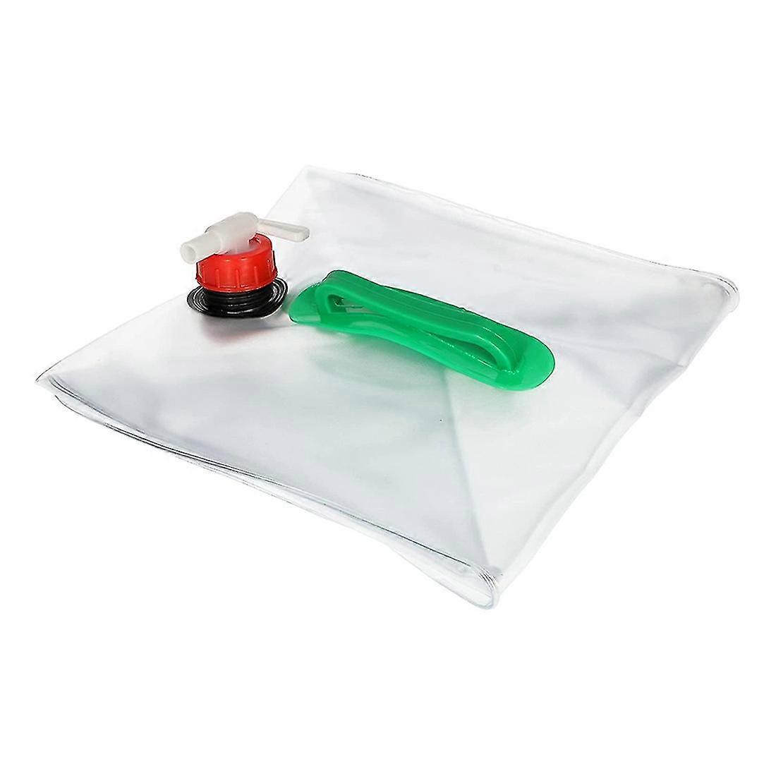 Set Of 4 Foldable Water Canisters With Handle And Pouring Tap 20 L ...
