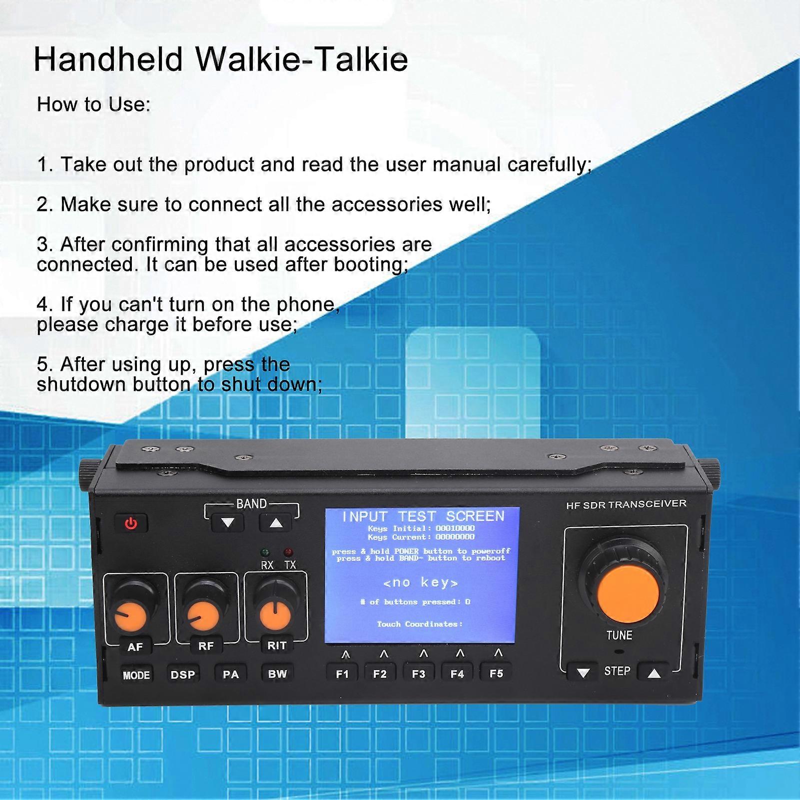 Handheld WalkieTalkie Full Band SDR Ham Radio Power Transceiver | Fruugo UK