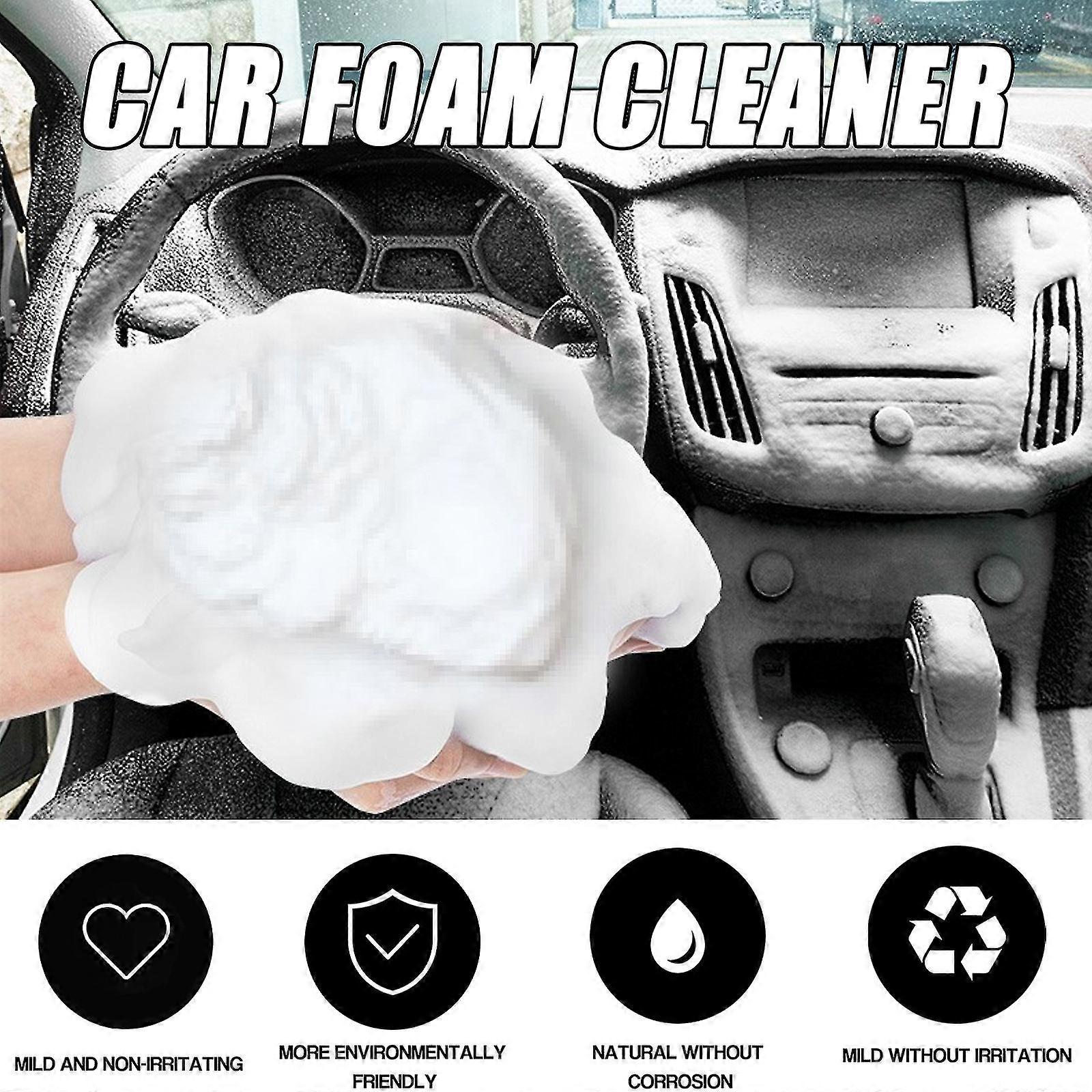 Car interior foam cleaner Water free decontamination of seat ceiling instrument panel Foam ...