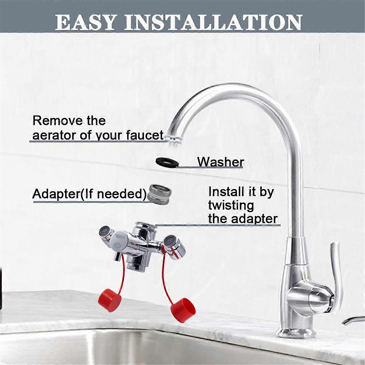 Faucet Mounted Eyewash Station with Cover,Reliable First-AID Emergency ...