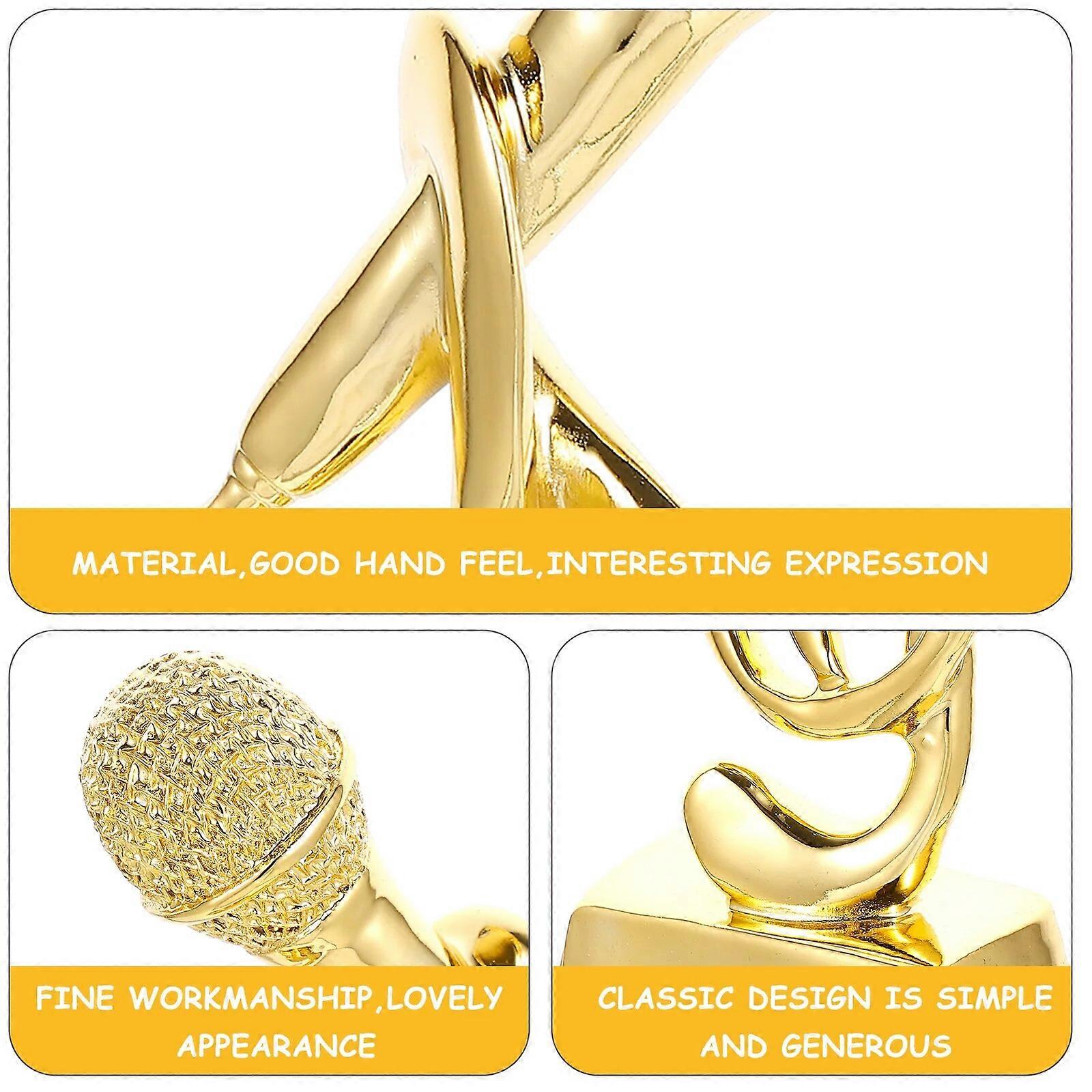 Trophy Microphone Award Party Trophies Music Singing Awards Karaoke ...