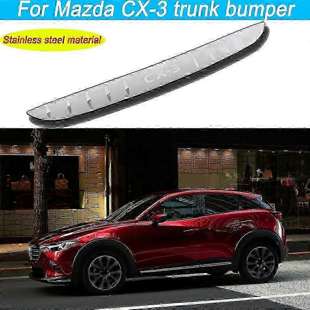 Car Accessories Trunk Trim Rear Bumper Protector Stainless Steel Door ...