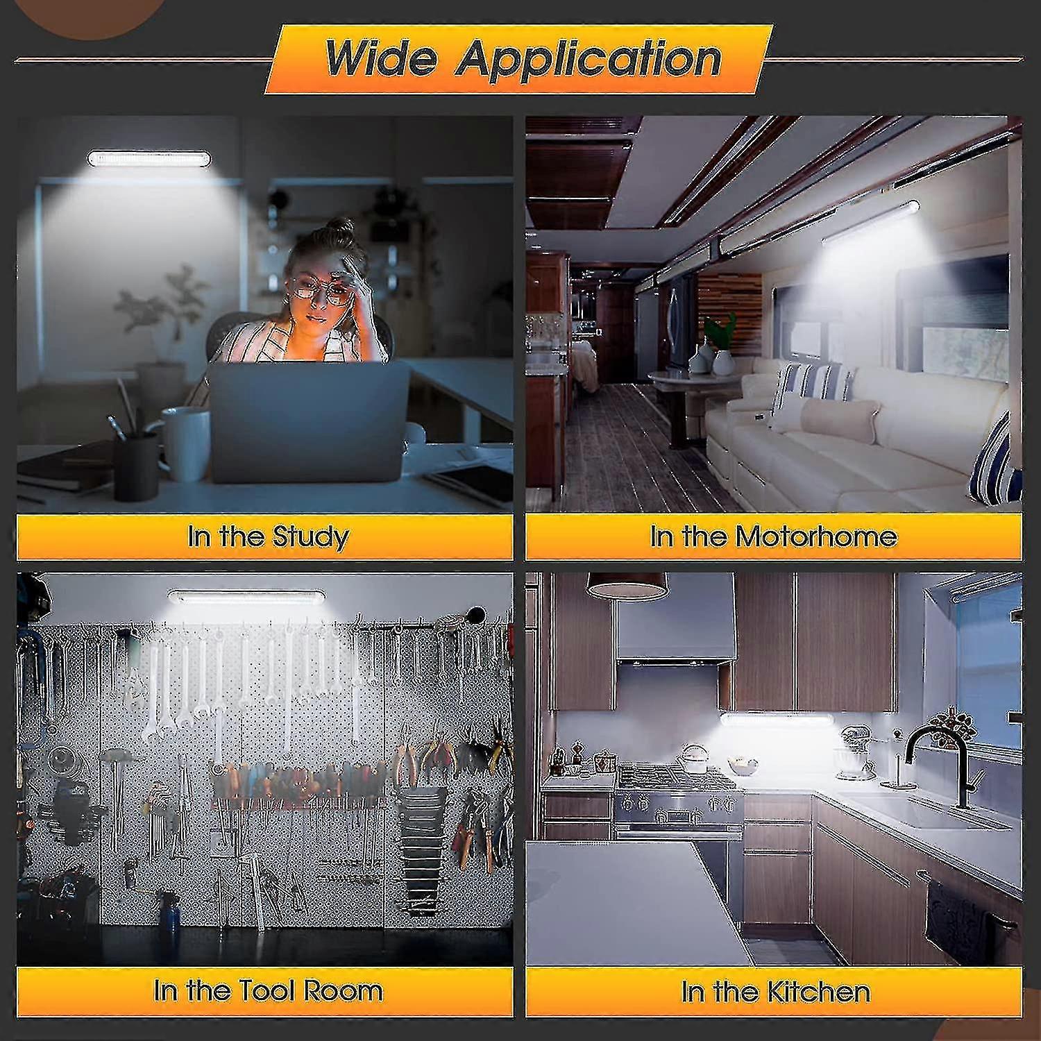 12v-85v Led Interior Lights 120 Led Car Light Lamp With Switch For Van ...