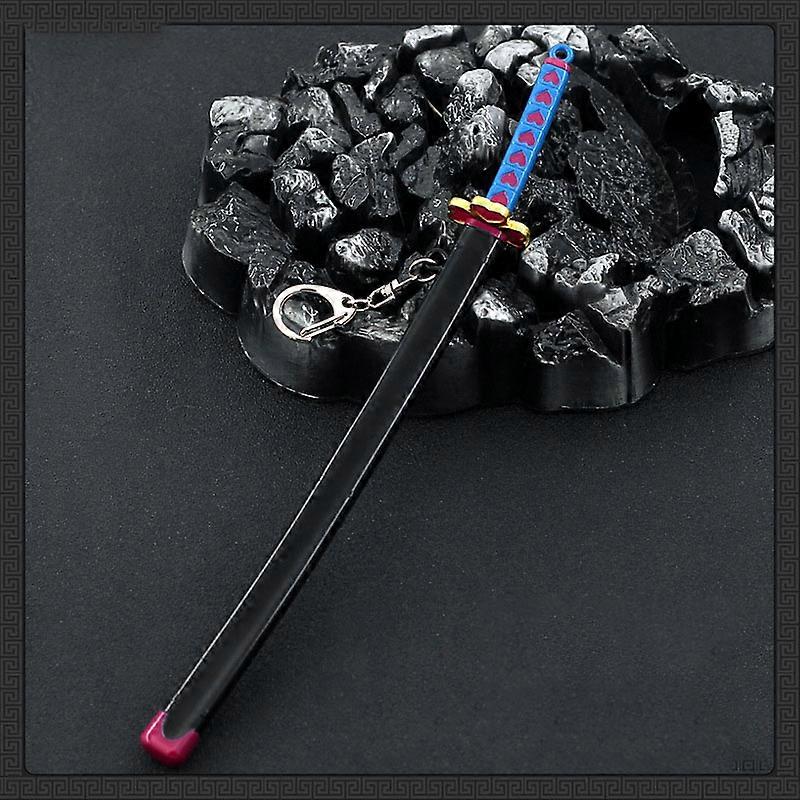 22cm Demon Slayer Kanroji Mitsuri Anime Bamboo Tube Weapon Metal Sword ...