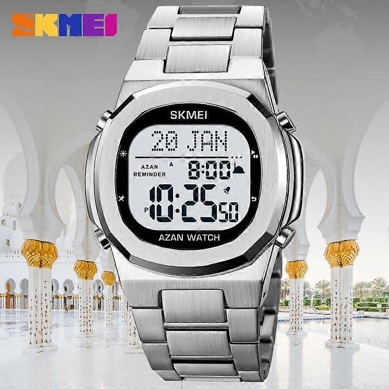 SKMEI 2036 Luxury Digital Men Watches Fashion Waterproof Steel ...
