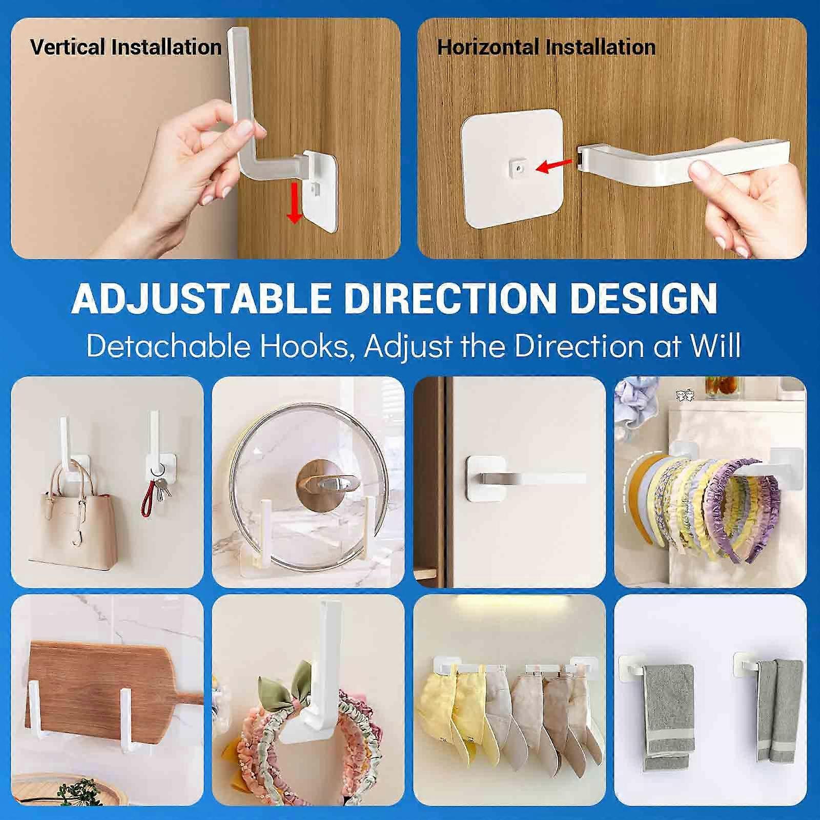 Wall Hat Holder,Self Adhesive Door Hat Rack | Hat Storage Organizer Hat ...