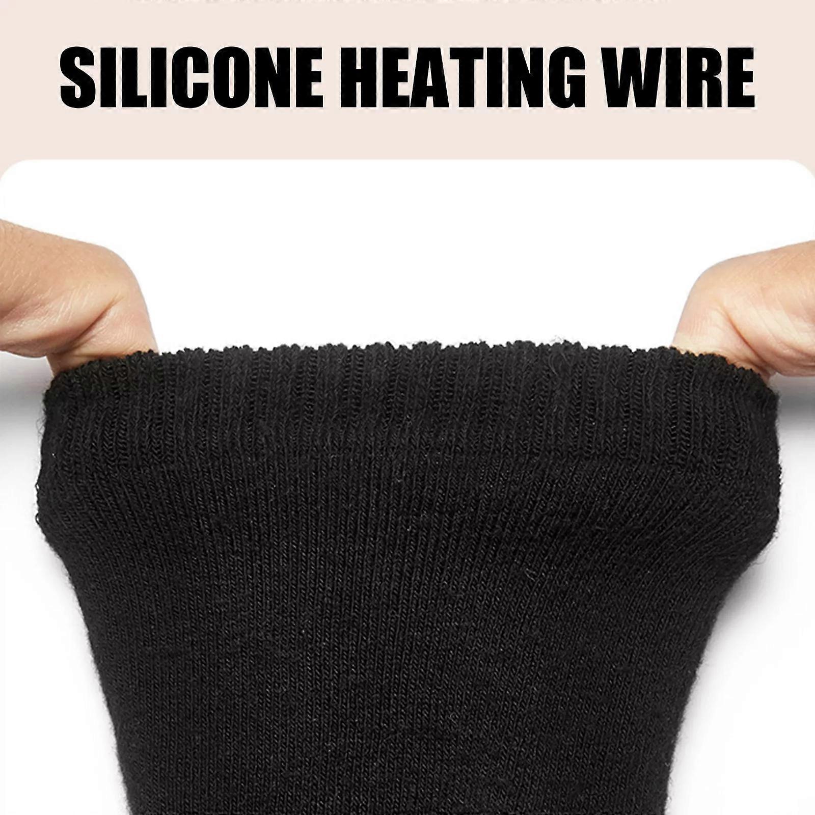 5V Electric Heating Socks Rechargeable Foot Winter Warm Hunting Socks ...