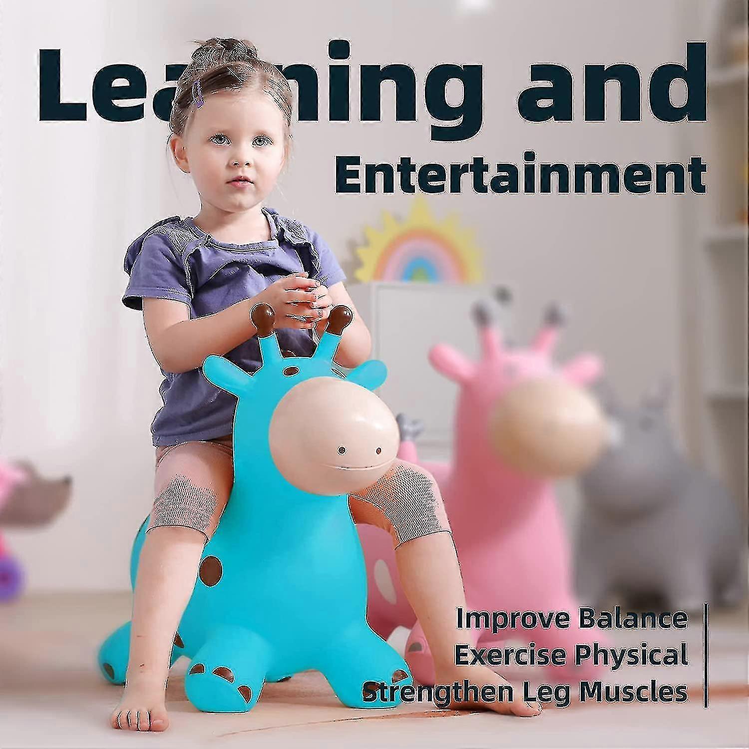 Babe Fairy Giraffe Bouncy Horse Hopper For Toddlers-jumping Horse ...