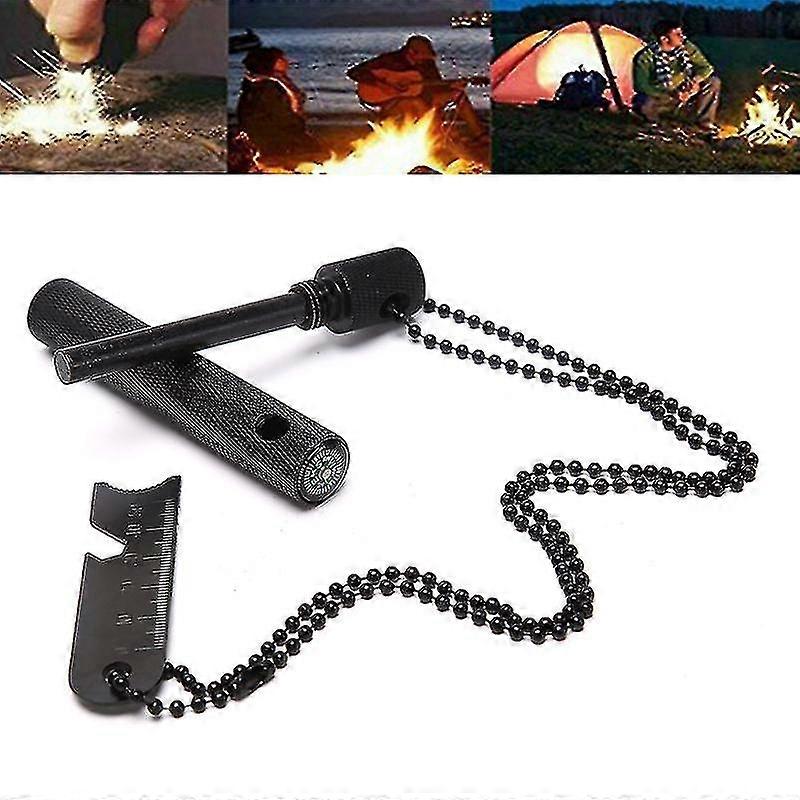 Outdoor Matchstick Magnesium Strip Lighter Stick Stone Fire Starter ...