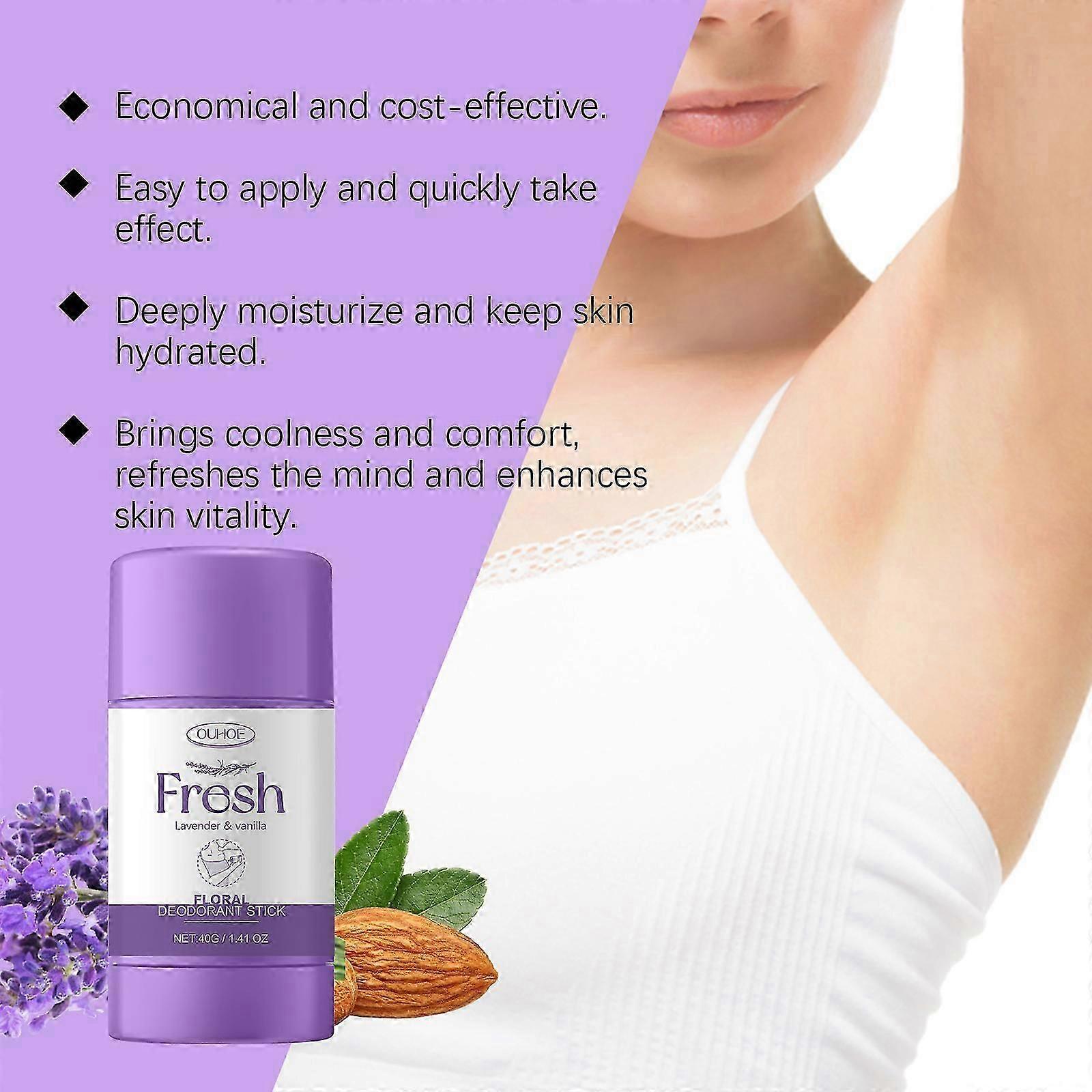 Underarm Treatment Stick Cleans Armpits Long-Lasting Light Fragrance ...