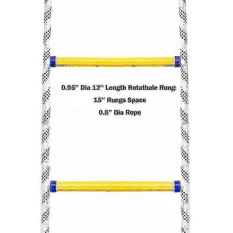 6.5ft Flexible Ladder Rope Ladder Insulated Ladder Rescue Ladder Rock ...