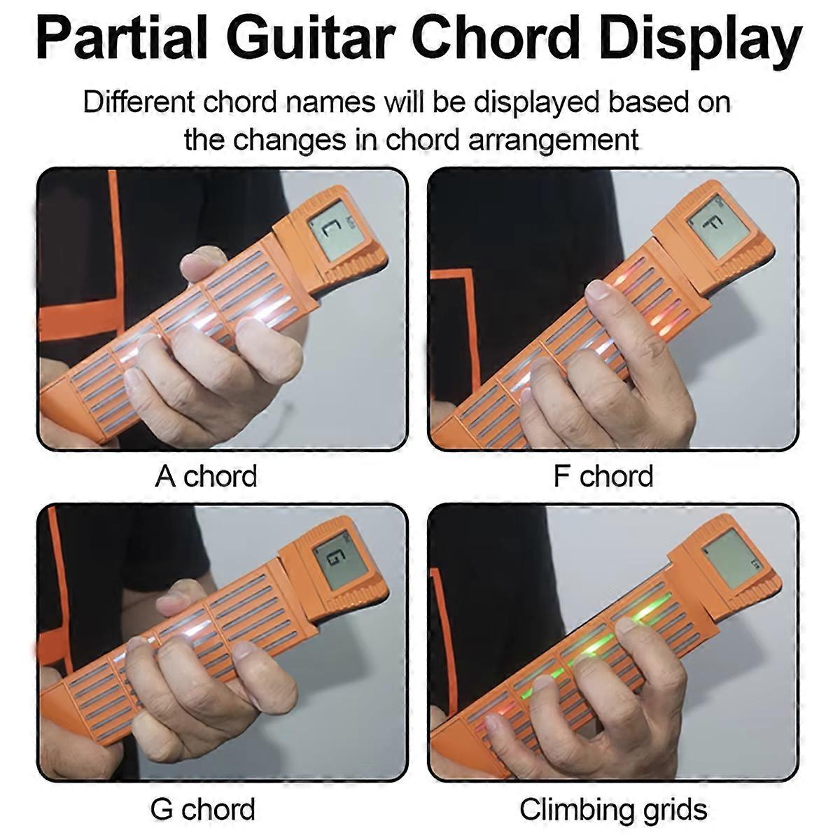 NEW Guitar Chord Trainer Portable Guitar Neck Chord Practice Tool for ...
