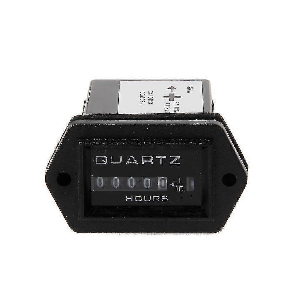 Digital Meter Hour Meter Display Counter 12-36v For Car Truck Generator ...