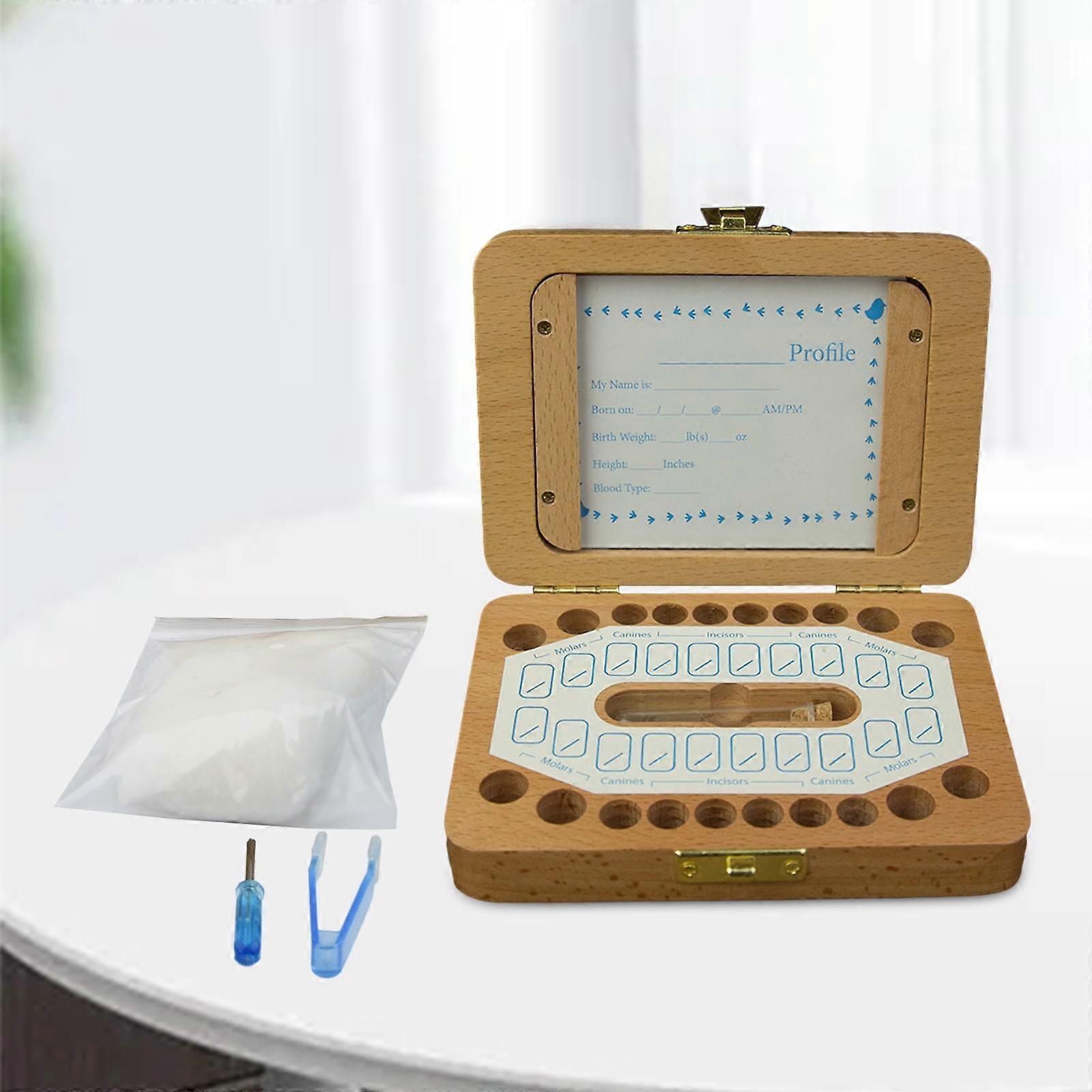 Baby Tooth Box Photo Frame Teeth Box for Kids Lost Tooth Children Boys ...