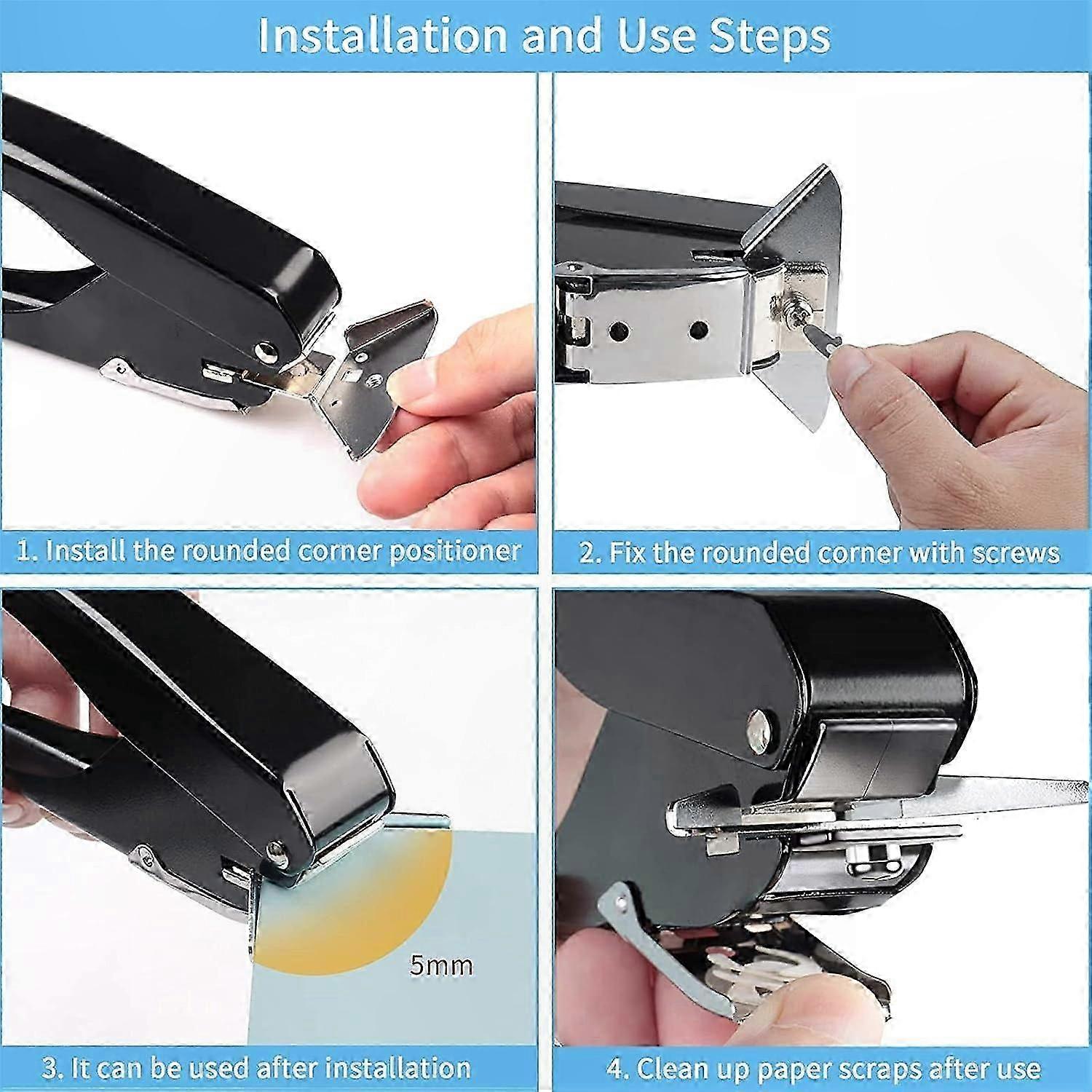 Heavy Duty Corner Cutter for Paper, ID Cards, Lamination, and ...