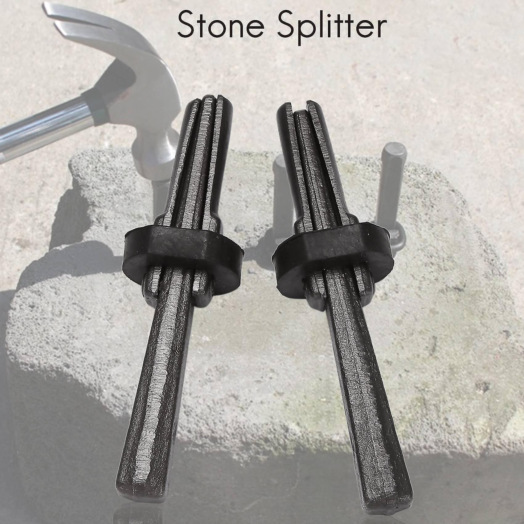 7 Set New Stone Splitter 9/16in Metal Plug Wedges And Feathers Shims ...