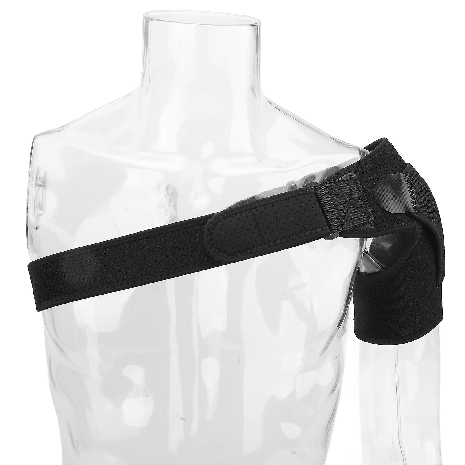 Shoulder Brace Black Adjustable AC Joint Soreness Relief Shoulder ...