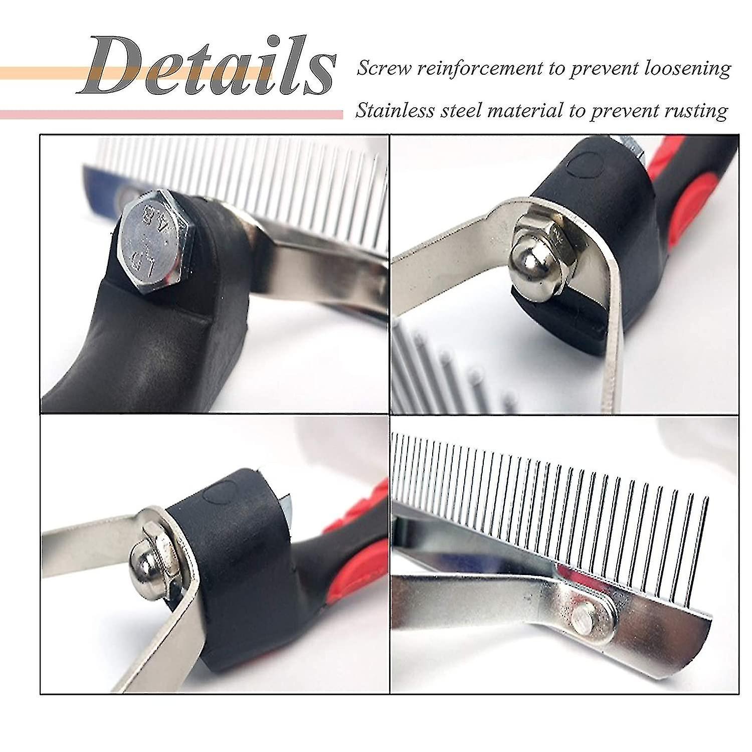 Dog Brushes For Grooming Large Dogs, Long Hair Dog Rake Pet Comb Pet ...