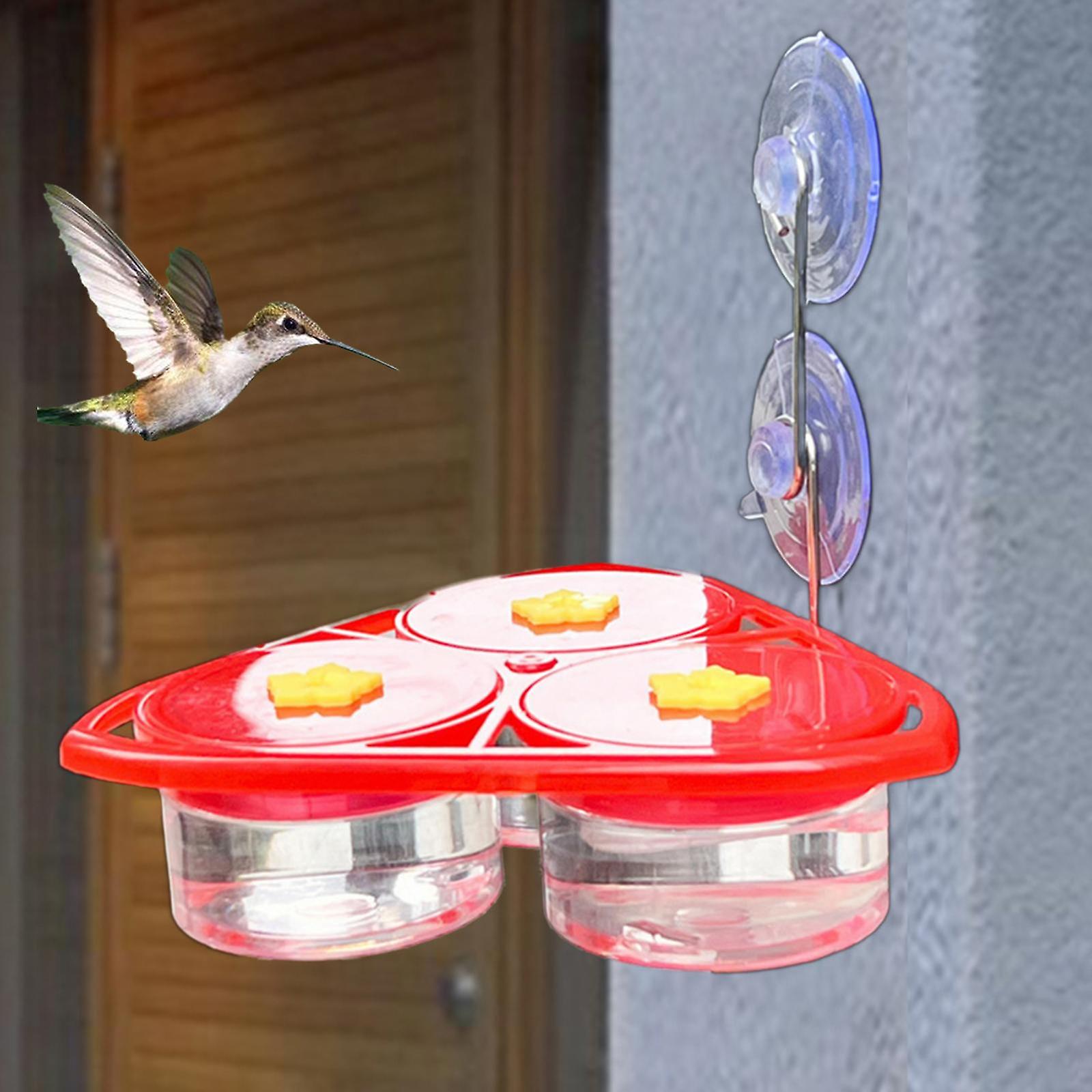 Hanging Hummingbird Feeder Outdoor, Humming Bird Feeder with Suction ...