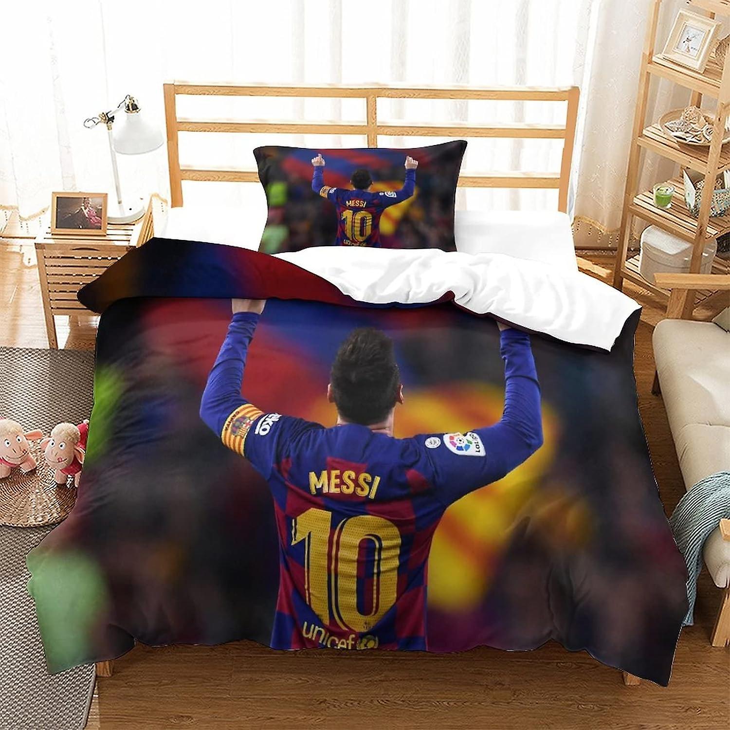 Lionel Messi Rinted Bedding World Cup Football Superstar World Cup ...