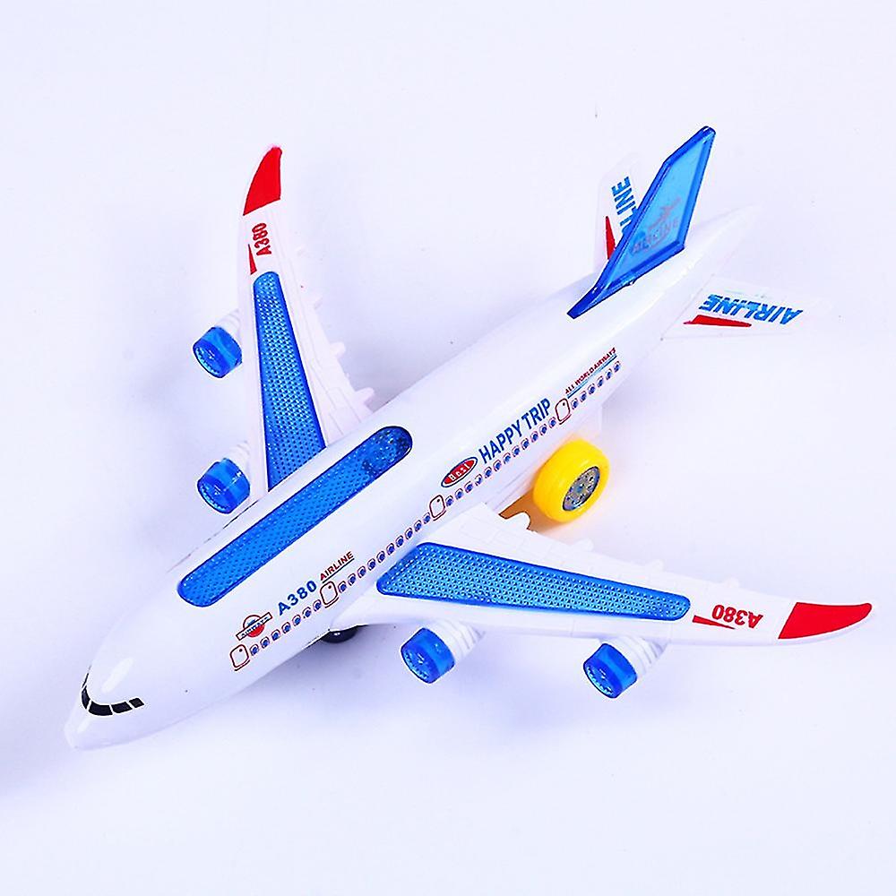 Electric Kids Action Toy Airplane Plane With Lights And Sounds Toy ...