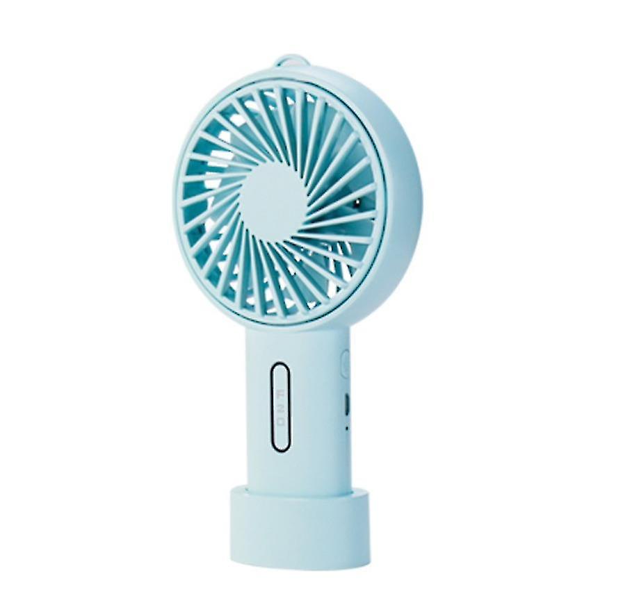 Blue handheld desktop fan, usb rechargeable mini fan az17928 | Fruugo FR