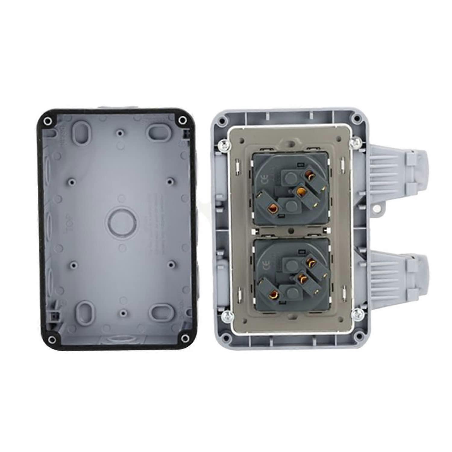 IP66 Waterproof Socket with Switch and Waterproof Junction Box, Outdoor ...