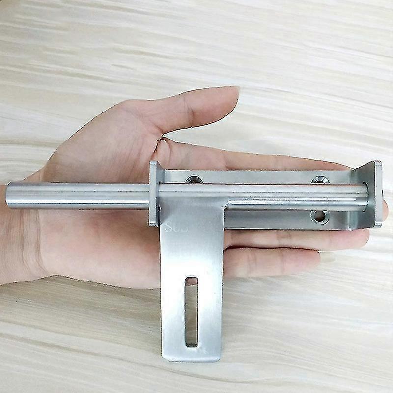 Stainless Steel 304 Heavy-duty Left And Right Bolts Sliding Door Lock ...