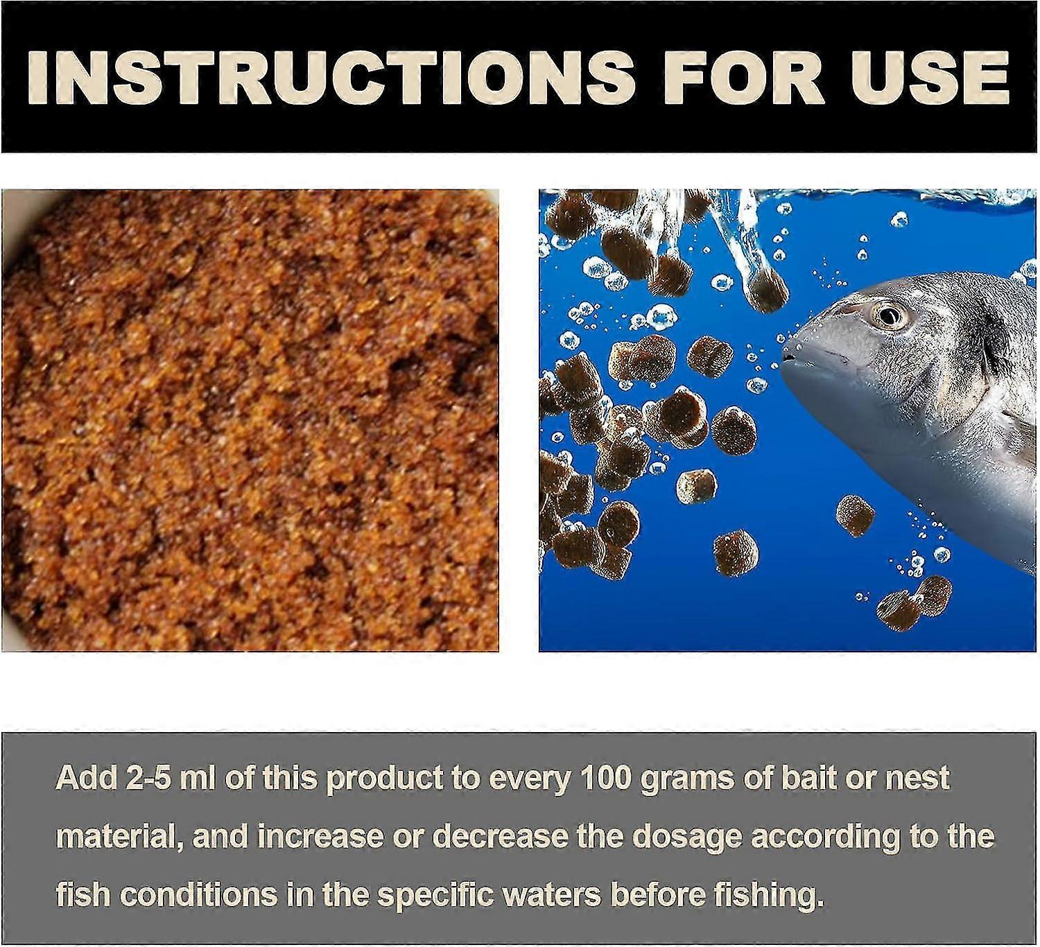 Bait-flavored fish attractant, bait fish attractant, liquid bait fish ...