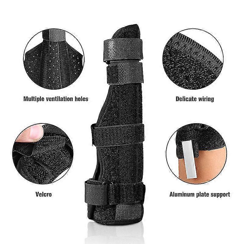 Mimigo 1pack Metacarpal Finger Splint Hand Brace Pinky Finger Splint For Boxer Fractures, Broken ...