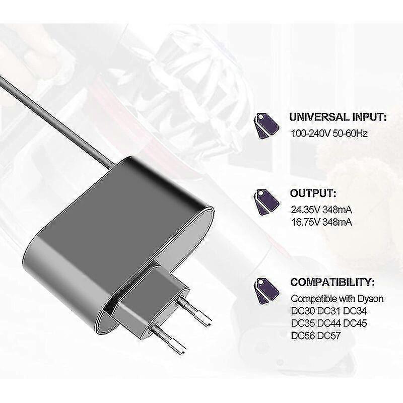 16.75v/24.35v Charger Compatible With Dy&son Dc30 Dc31 Dc34 Dc35 Dc44 ...