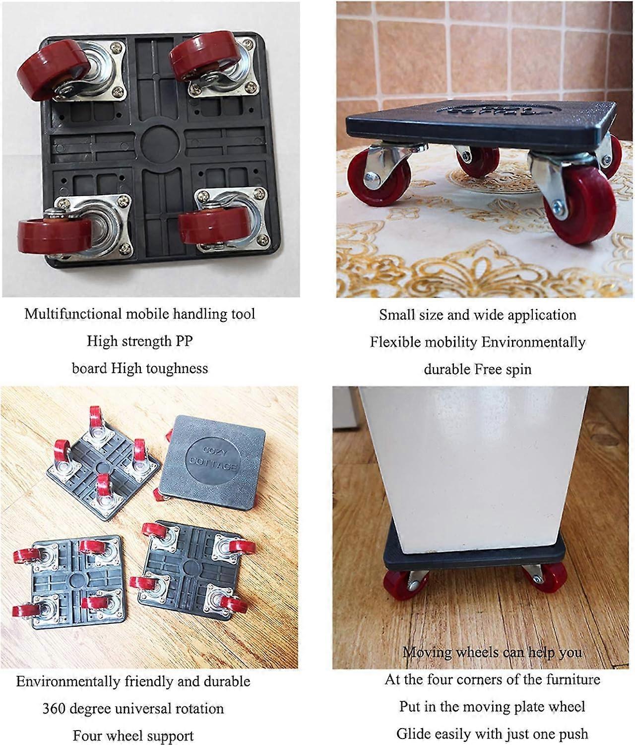 Door/Furniture Lifter 5 Piece Easy Move Furniture Lifter Set, Heavy ...