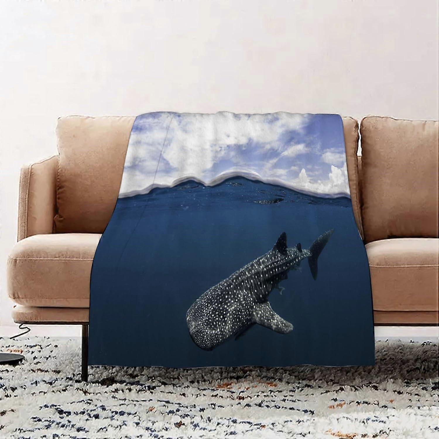 Filtsoffa som simmar nära ytan av Cenderawasih Bay West Papua flanellfiltar, plädar för soffa ...