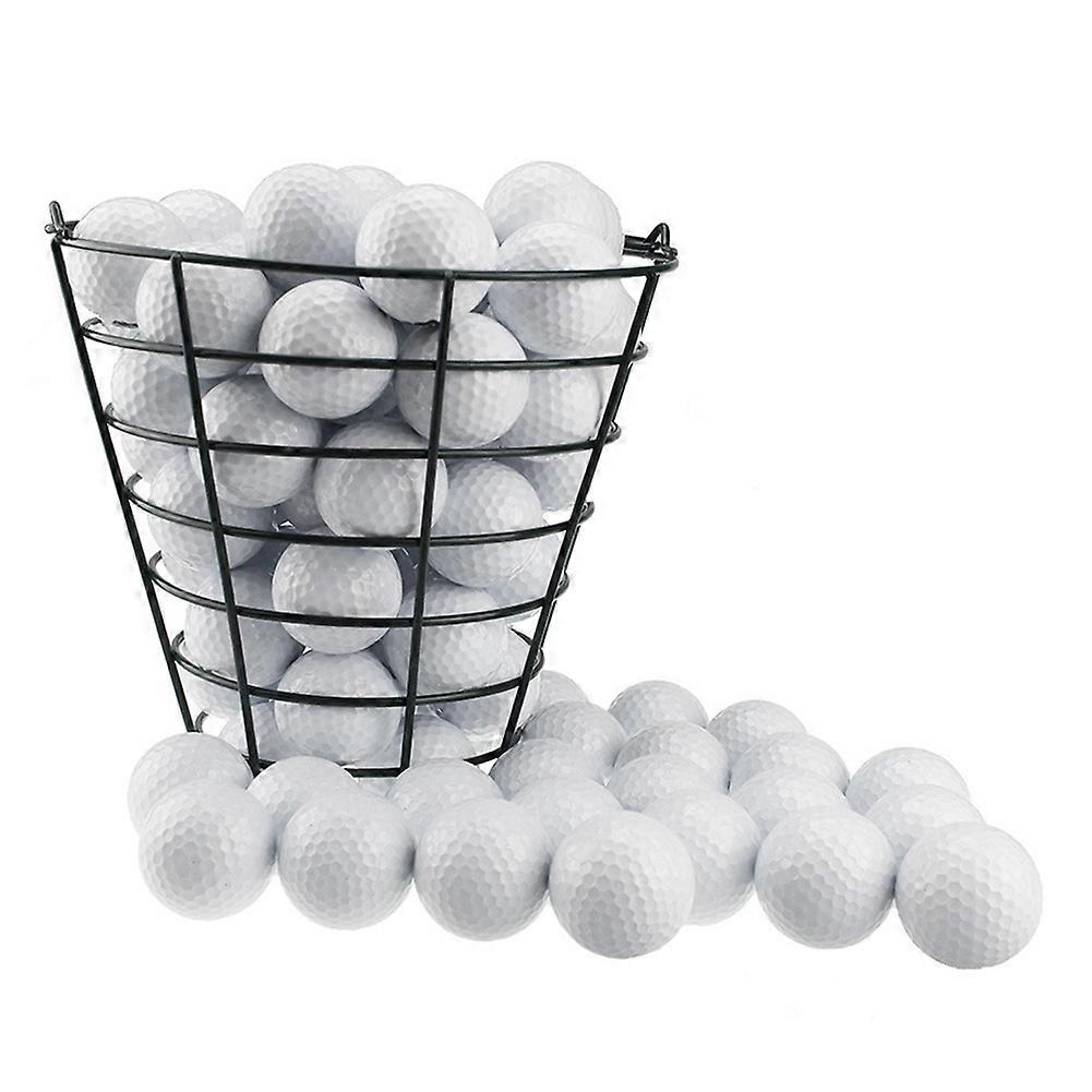 Practice Golf Balls Container Basket with Handle Storage Box To 50 PCS ...