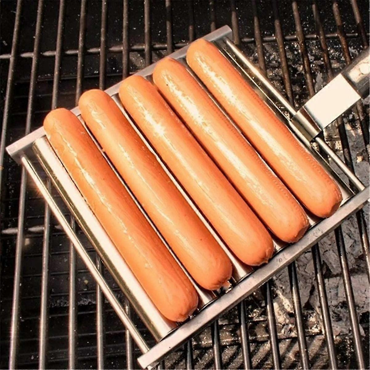 Hot Dog Roller Sausage Roller Rack Stainless Steel Barbecue Hot Dog ...