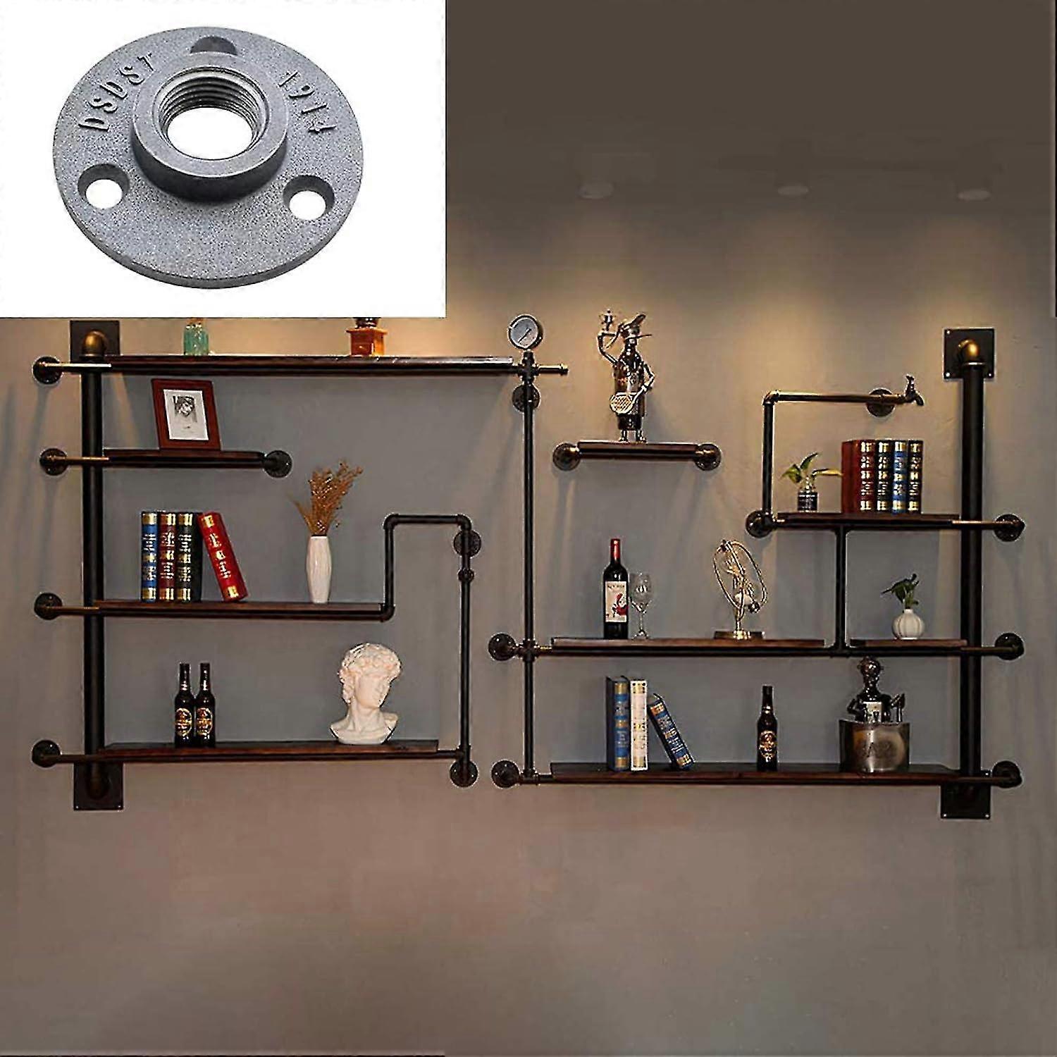 Threaded Floor Flange, 1/2 Inch, Pipe Fittings Wall Floor Flange ...