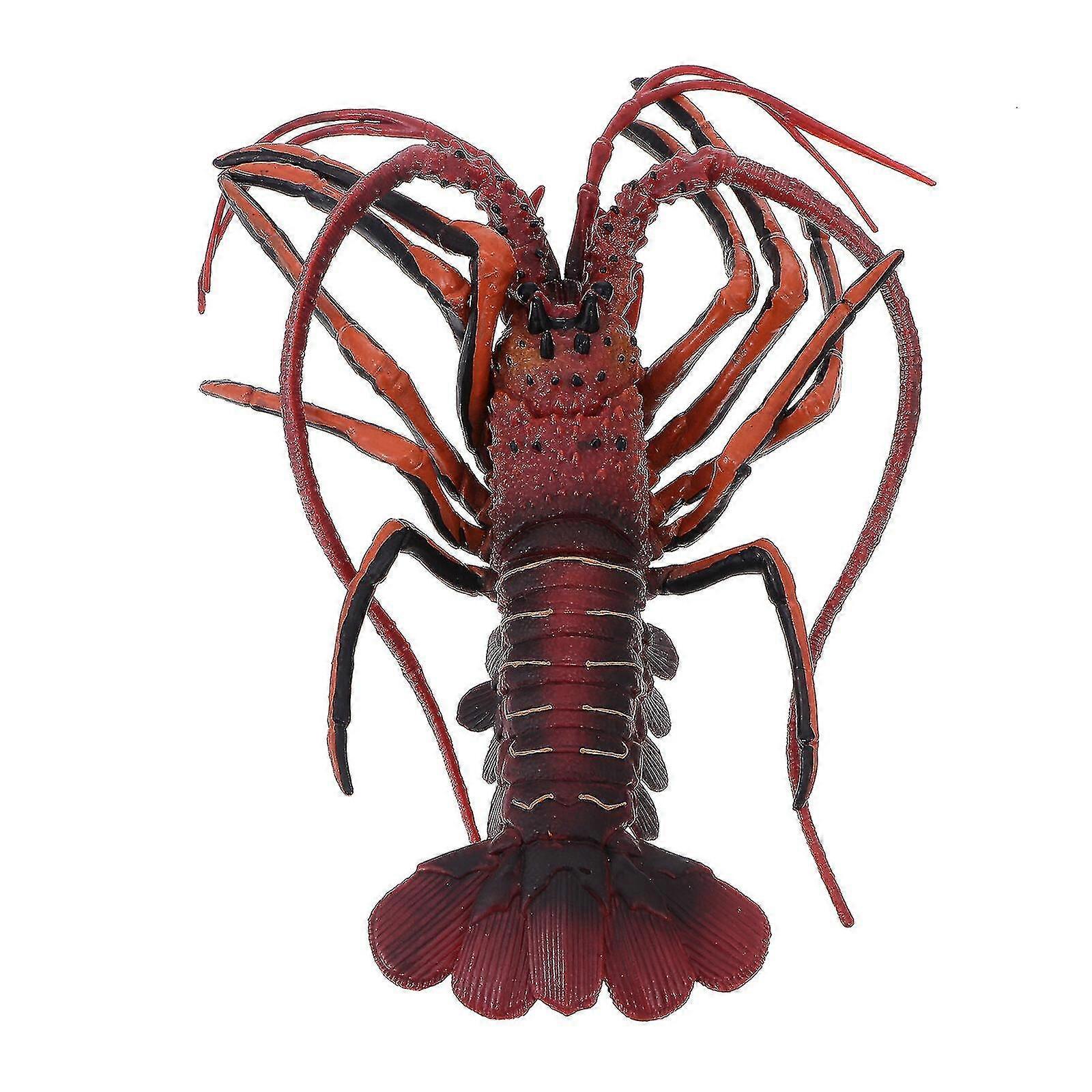 Brain Toys Maine Lobster Figure Animal Model Plastic Lobster Sea Animal ...
