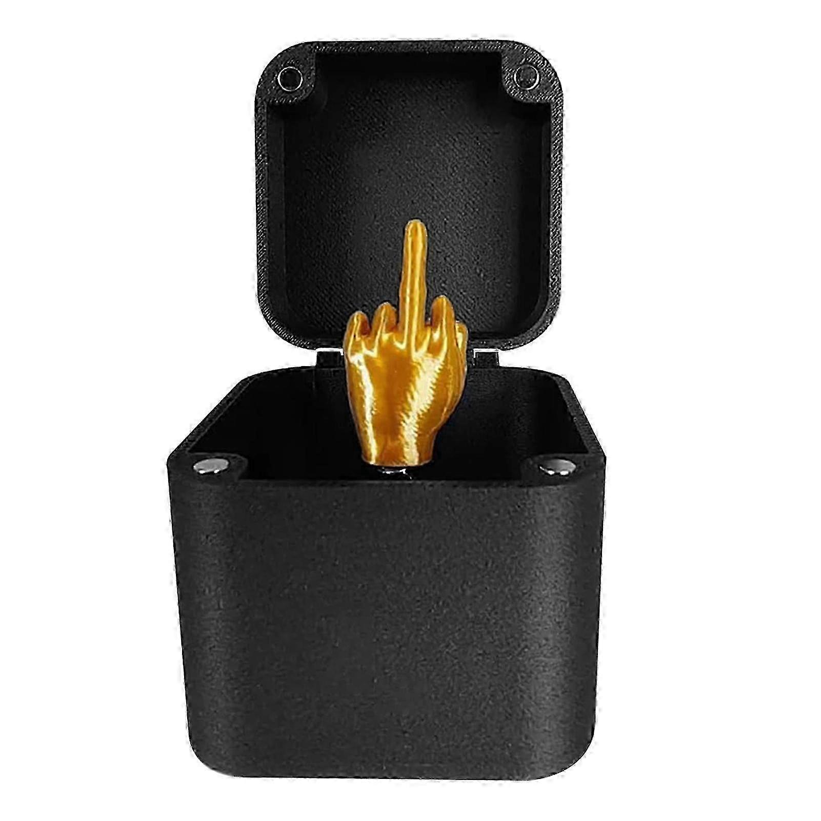 Middle Finger Surprise Present Box Funny Spoof Hand Prank Pops-Up ...